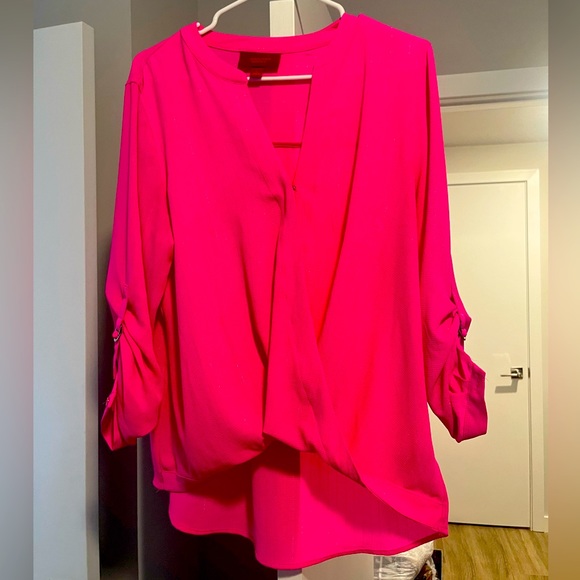 Jennifer Lopez | Other | Neon Pink High Low Top | Poshmark